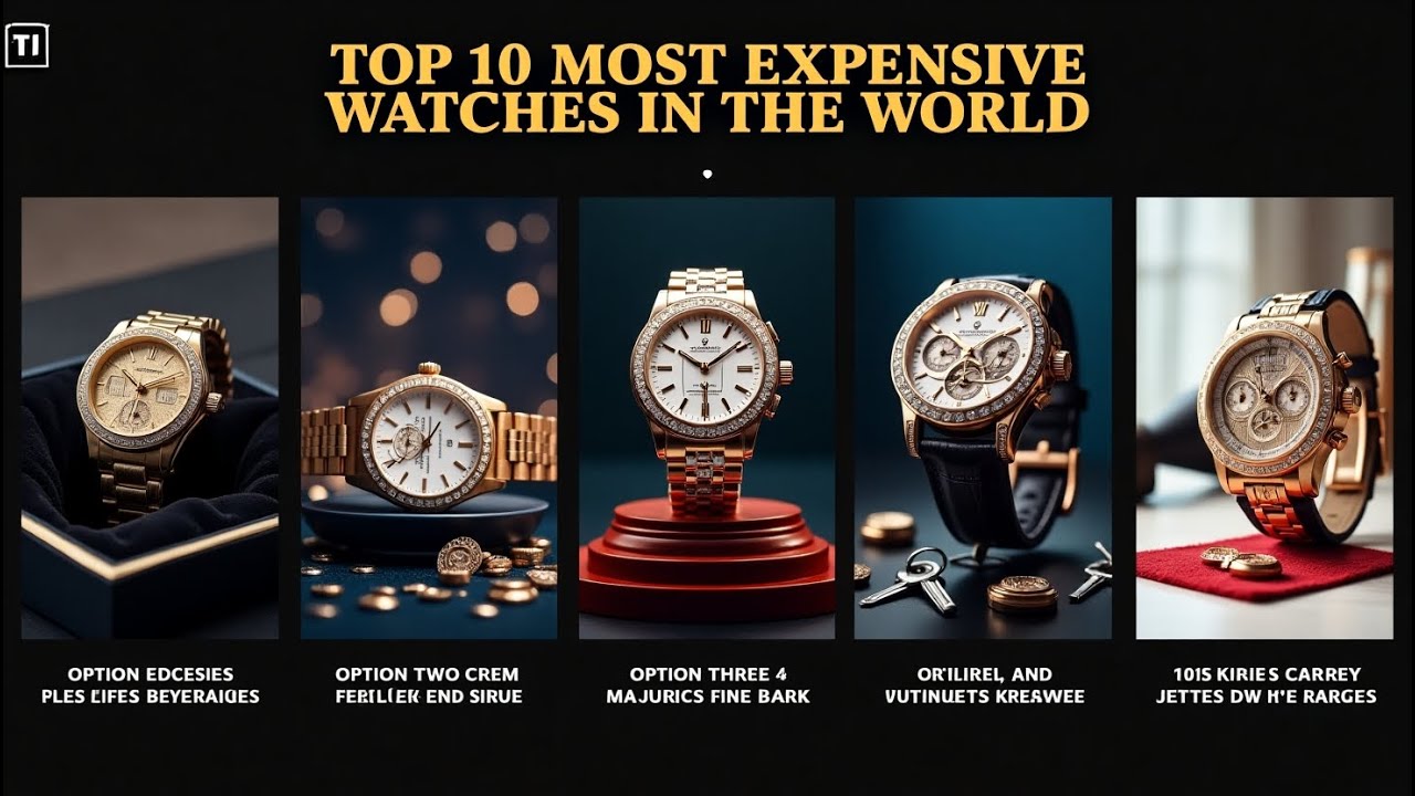 Top 10 Most Expensive Watches in the World|| expensive watches in the ...