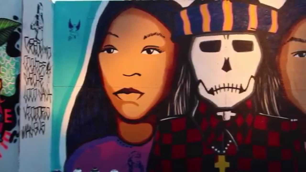 Apache Artist Douglas Miles: Neoglyphix 2015 - YouTube