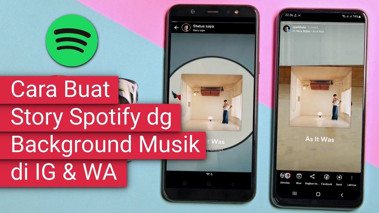 Cara Membuat Story Spotify Beserta Background Musik di Instagram dan ...