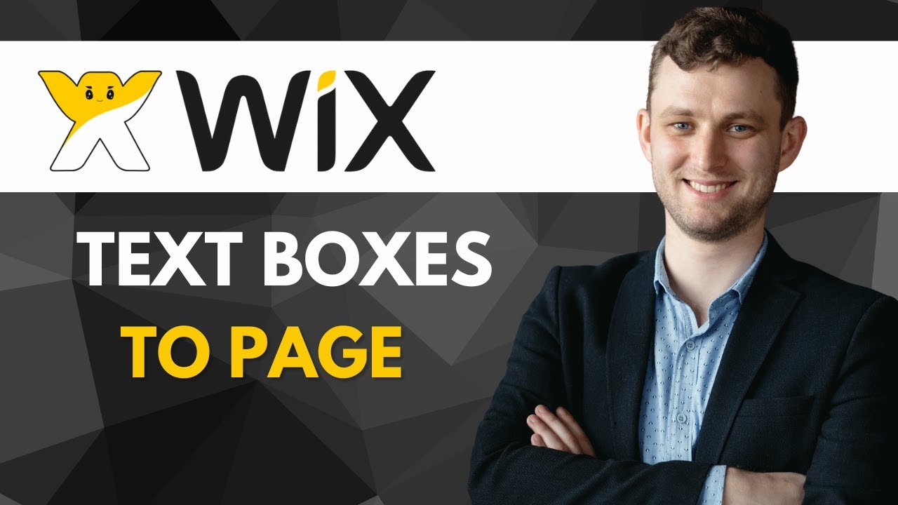 How To Add Text Boxes to Pages In Wix | Full Guide 2025 - YouTube