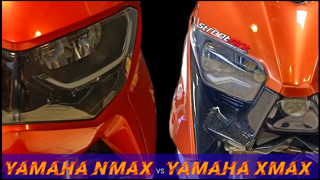 Yamaha All new Nmax custom vs Yamaha Xmax custom | HD Video - YouTube