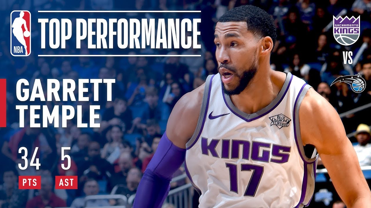 Garrett Temple Scores CAREER HIGH 34 vs The Magic - YouTube