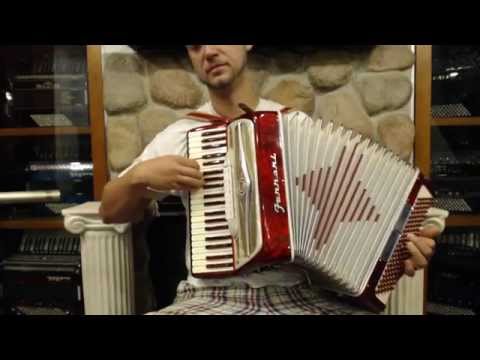 6369 - Ruby Gold Ferrari Piano Accordion LM 41 120 $799
