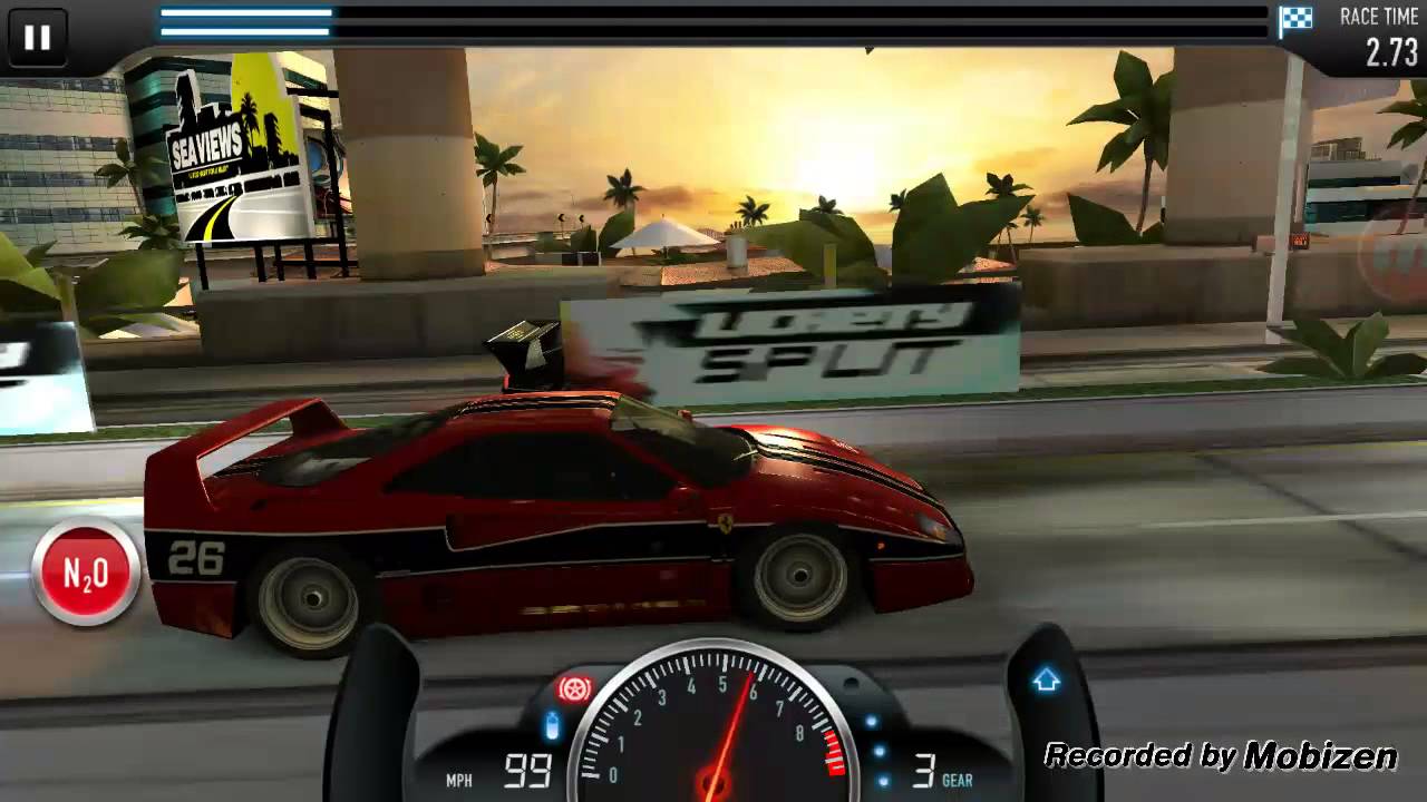 CSR Racing Ferrari F40 BEST SHIFT PATTERN with PRO TUNER - YouTube