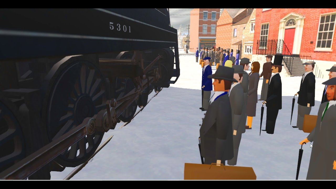 Trainz 2019 Railfanning S07 E04: Happy New Year 2021: Christmastown ...