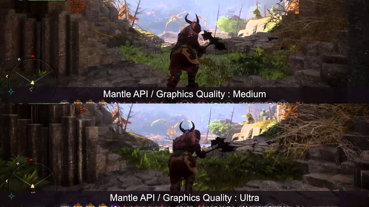 Dragon Age: Inquisition - Graphics quality compare (Ultra vs Medium ...