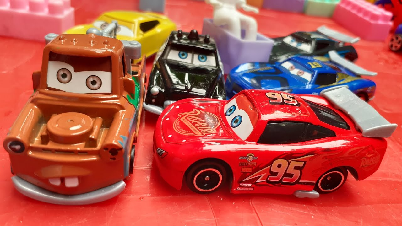 Disney pixar Car | Lightning McQueen | excavator car | kids toys car ...