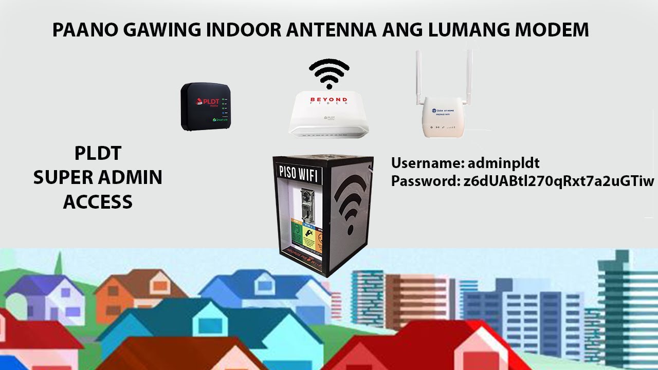Paano gawing indoor antenna ng Piso Wifi ang lumang modem or router ...