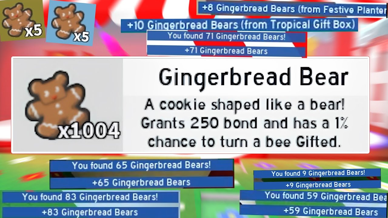 I got 1,000 Gingerbread Bears in Bee Swarm... and it was PAIN. - YouTube