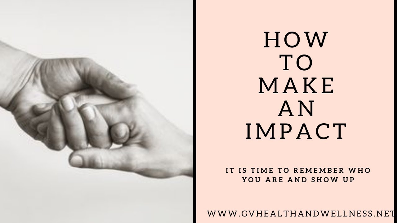 How To Make An Impact - YouTube