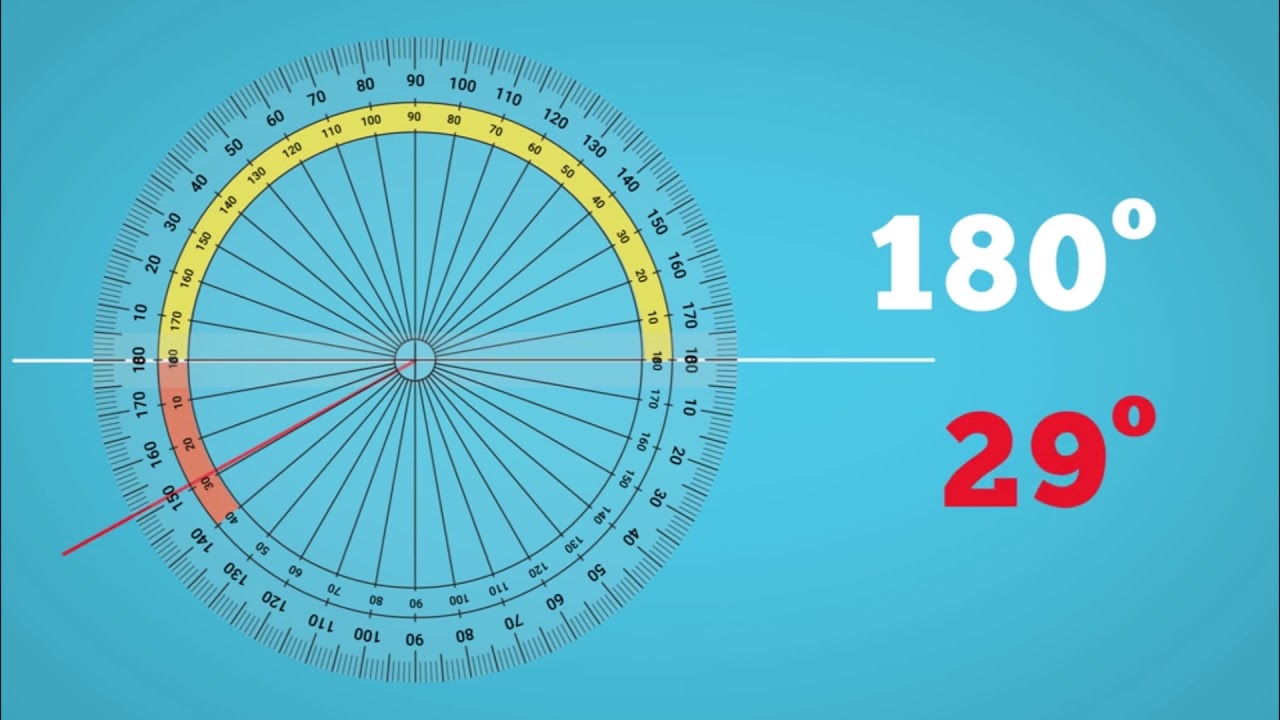 Measuring an Angle - Functional Skills - YouTube