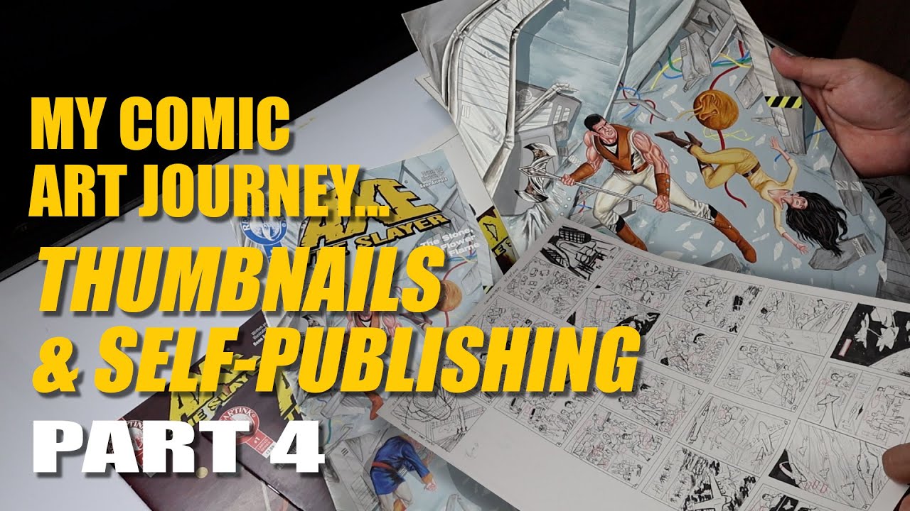 My Comic Art Journey: Comic Book Thumbnails and Early Self-Published ...