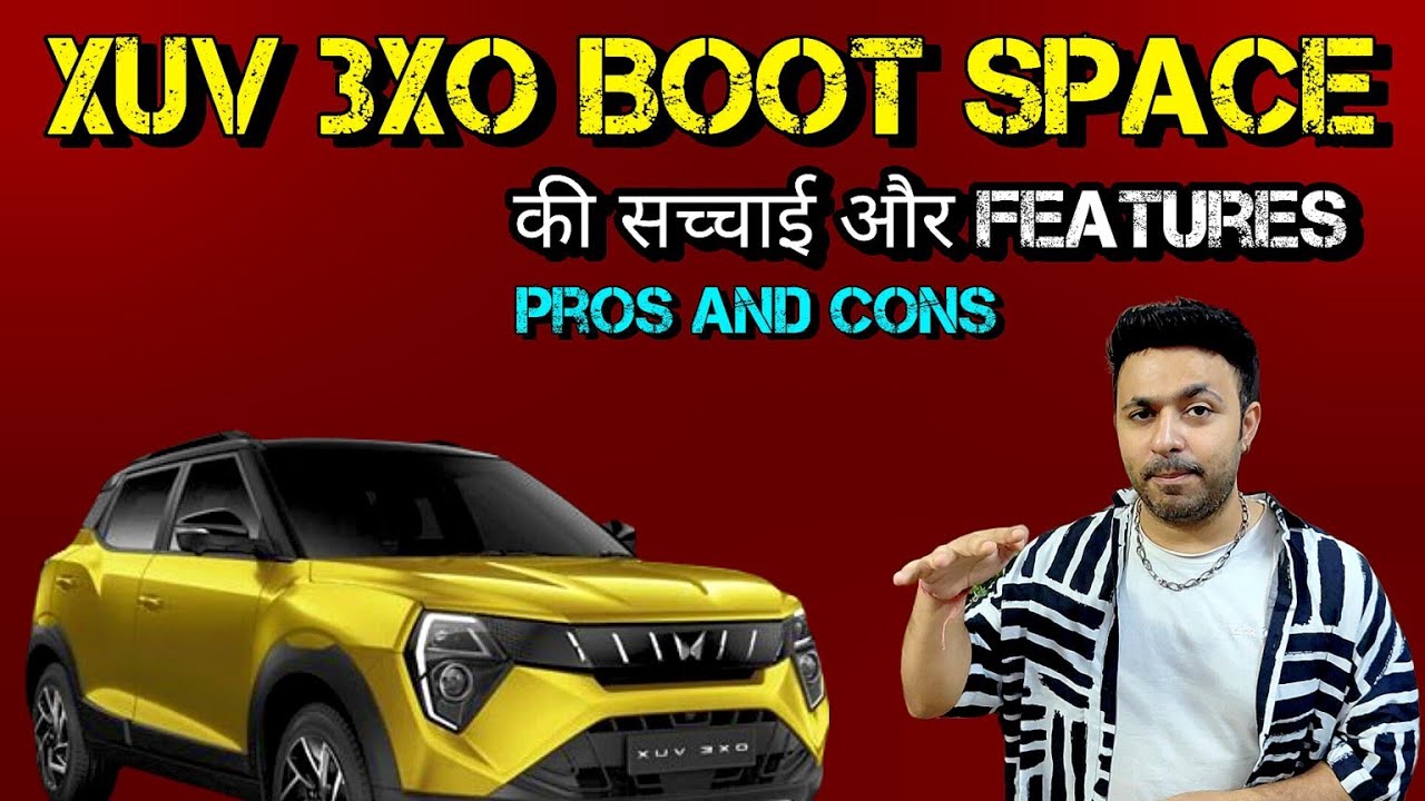 Boot space of Mahindra XUV 3XO pros and cons 😬 XUV 3XO AX5 - YouTube