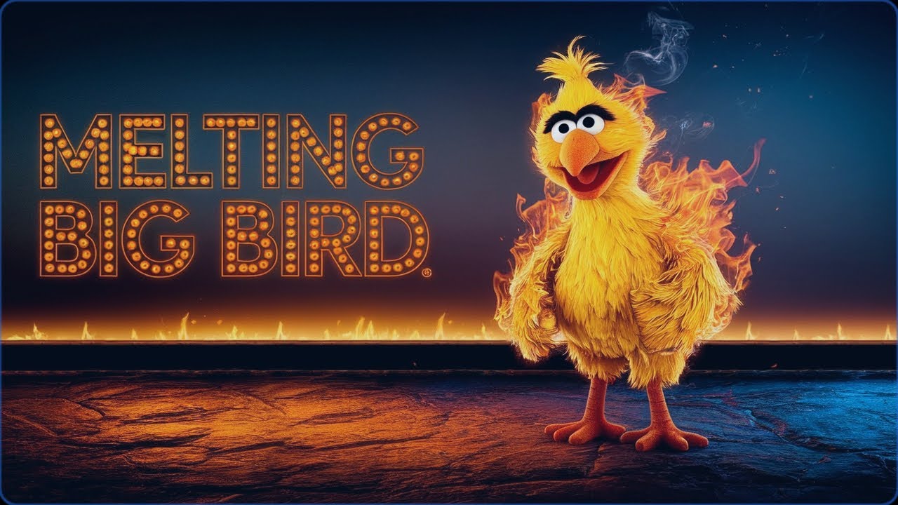 Melting Big Big Bird Toy with a Hand Torch - YouTube