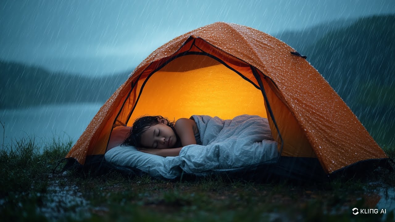 The Most Insane Rain Camping in Thunderstorm! - Hot Tent Camping in ...
