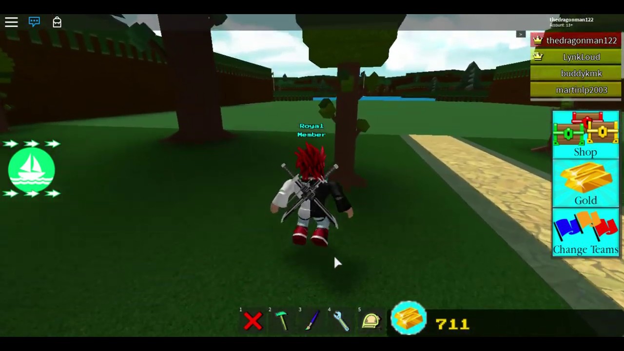 tutorial for flying machine on build a boat - YouTube