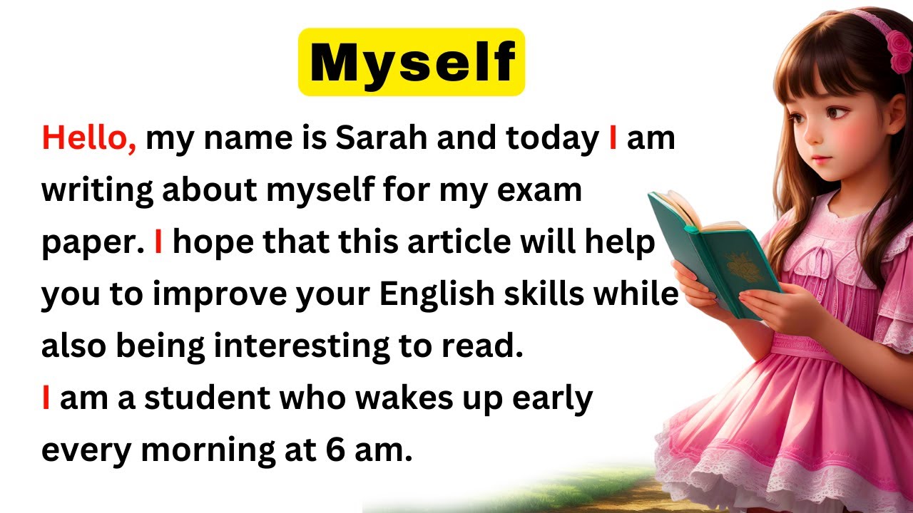 ABOUT MYSELF IN ENGLISH | INTRODUCE YOURSELF IN ENGLISH - YouTube