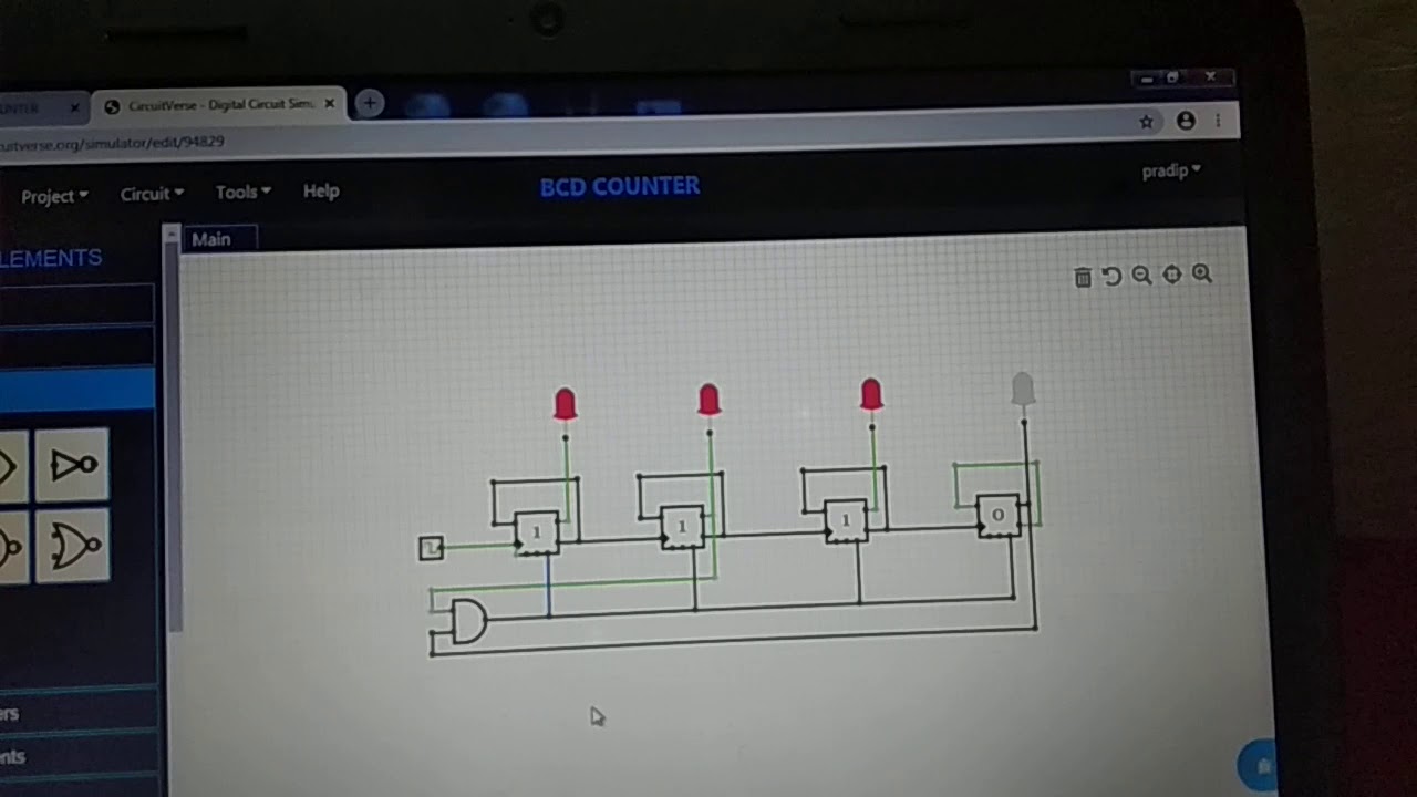 BCD COUNTER CIRCUITS - YouTube