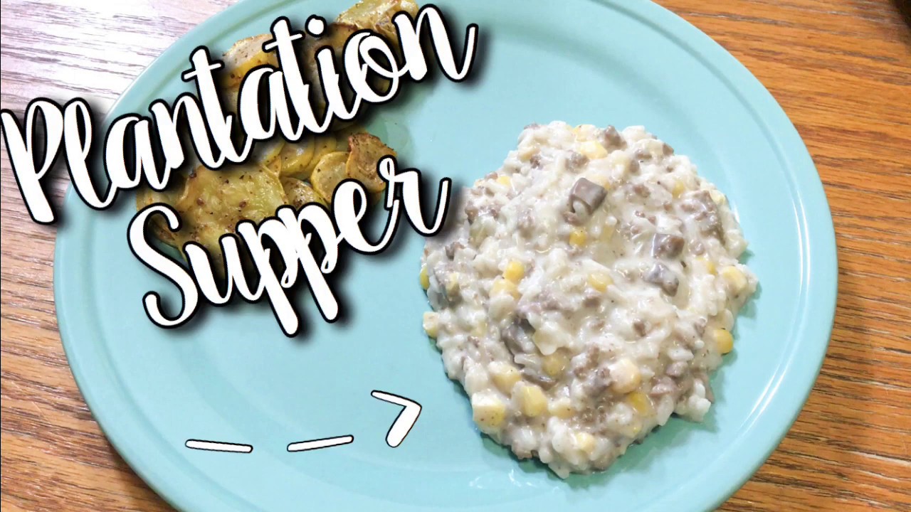 PLANTATION SUPPER RECIPE - YouTube