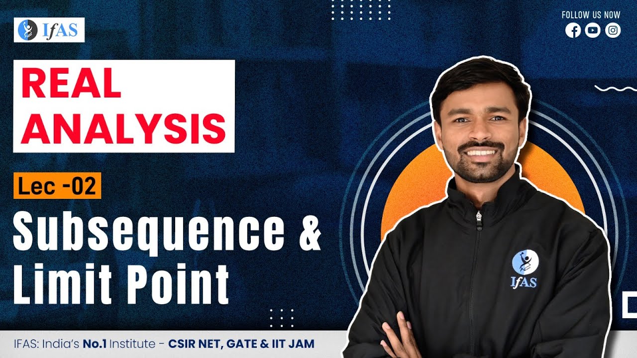 How To Crack Subsequence And Limit Point In Real Analysis Math For The Csir Net Youtube