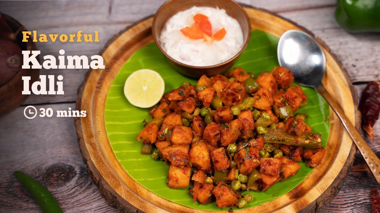 Kaima Idli | Saravana Bhavan Style Kaima Idli | Leftover Idli Recipe ...