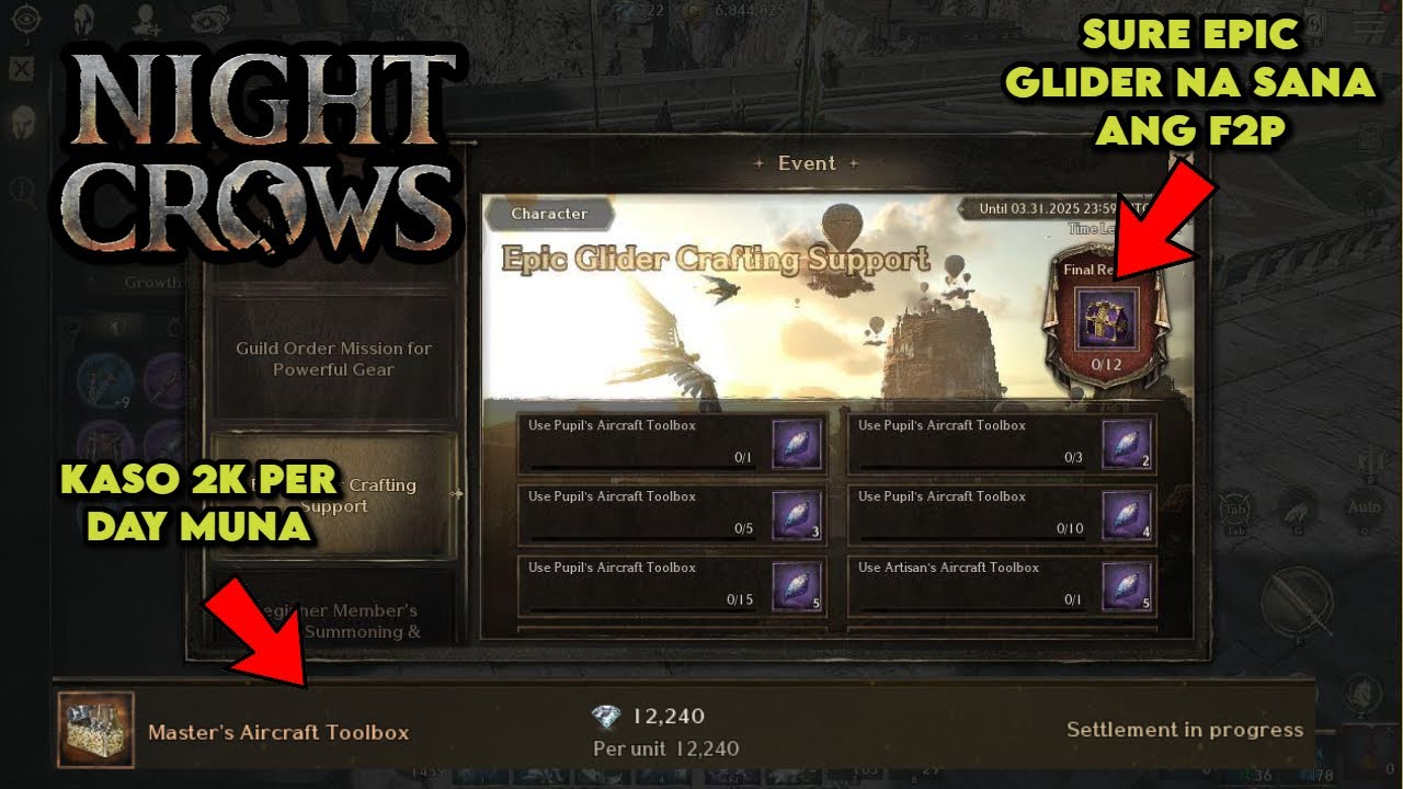 NIGHT CROWS - Epic Glider Event Paldo na naman - YouTube