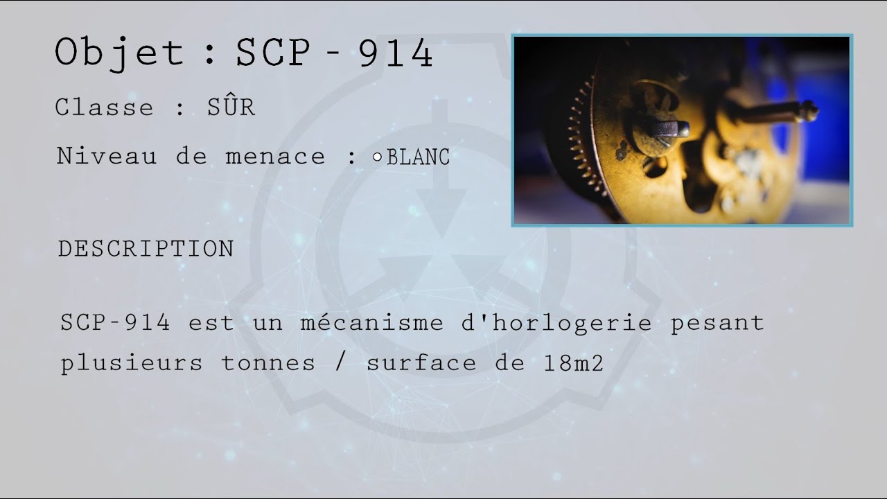 Episode 3 - SCP-914 - Le Mécanisme d'horlogerie - YouTube