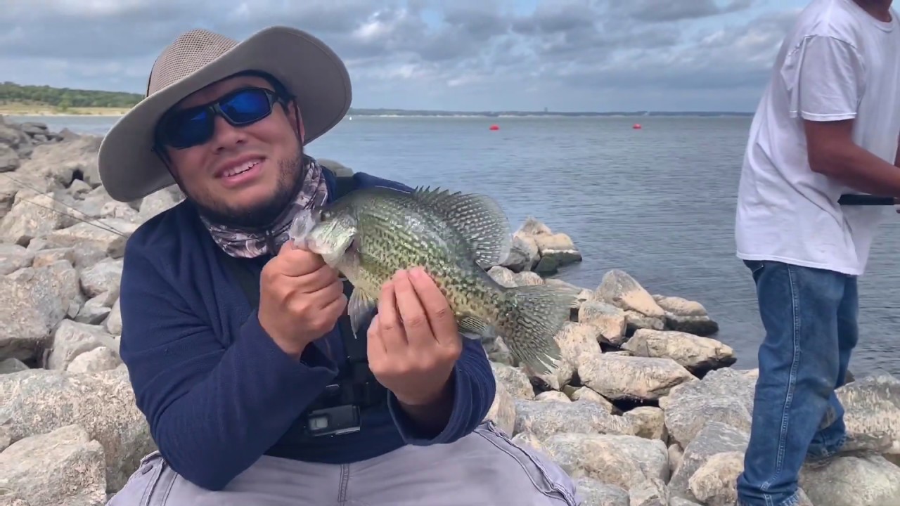 Denison dam crappies fishing (texoma lake) - YouTube