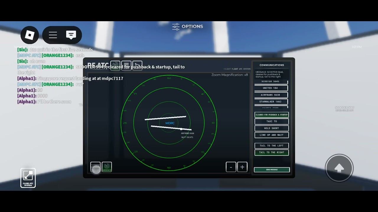 MDPC ATC in Project Flight - YouTube