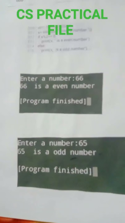 CS PRACTICAL FILE(part 1) || CLASS 11TH - YouTube