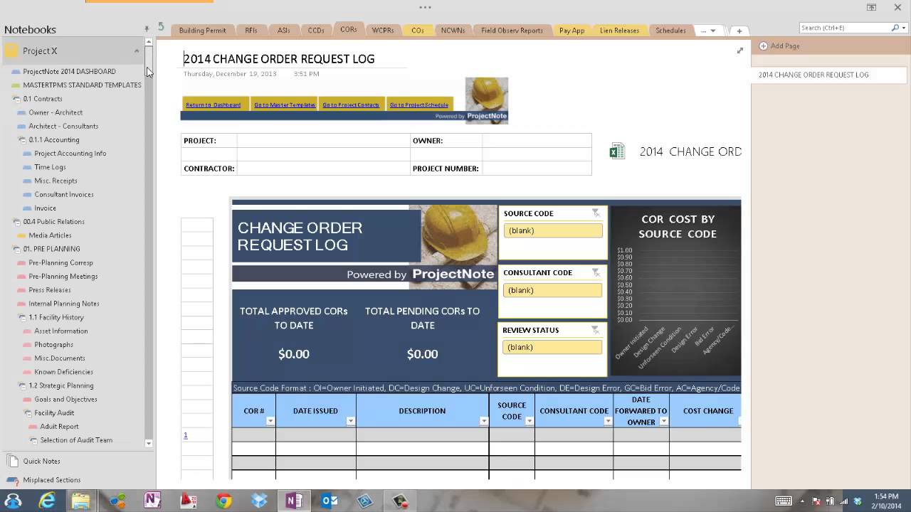 ProjectNote® 2014: Working with Multiple Project Notebooks - YouTube