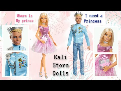 Barbie princess adventure dolls unboxing fashion show