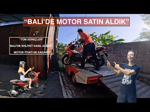 “Bali 'de Motor ve Ehliyet Nasıl Satın Alınır?Yabancıların Yapması Gerekenler Fiyatlar & Tavsiyeler”
