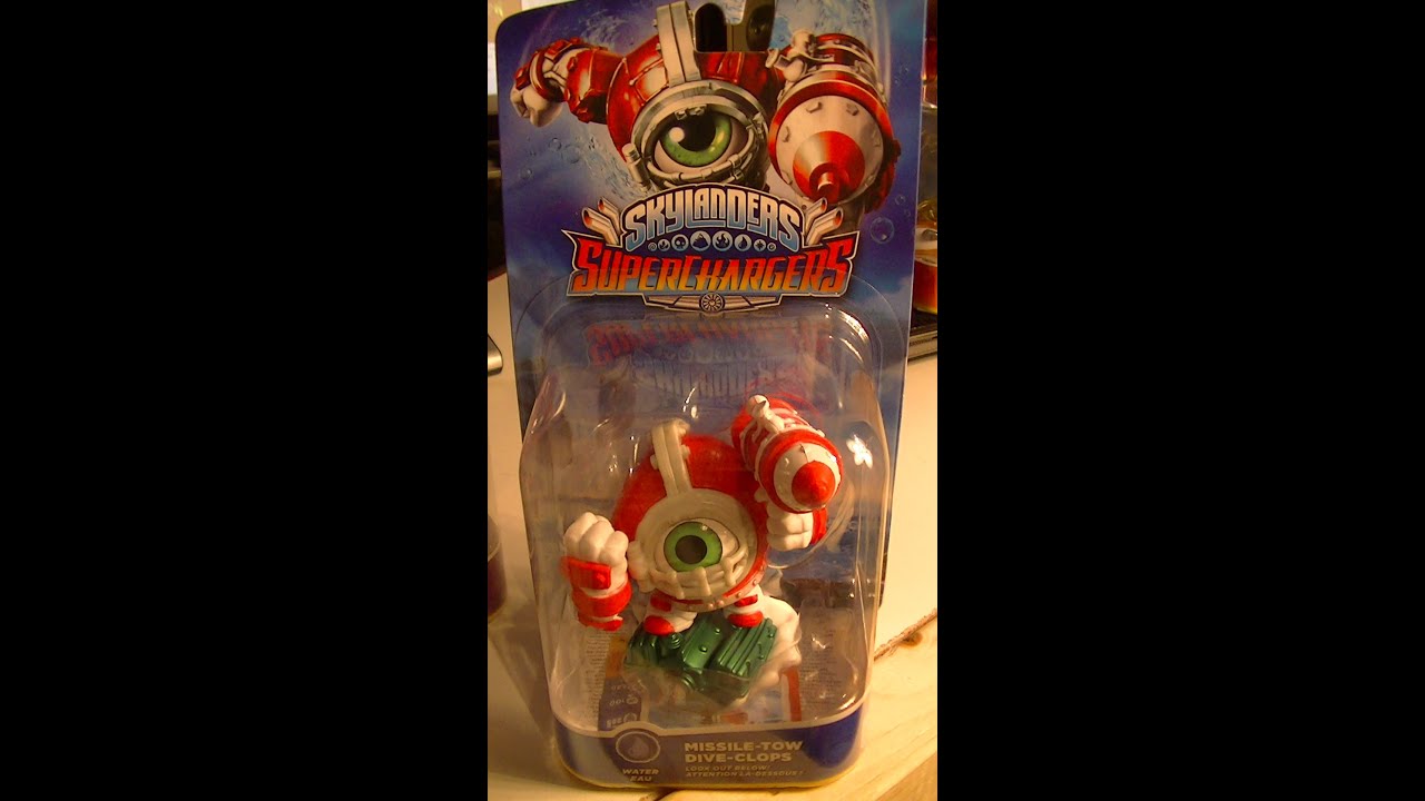 SKYLANDERS SUPERCHARGERS MISSILE TOW DIVE CLOPS UNBOXING - YouTube