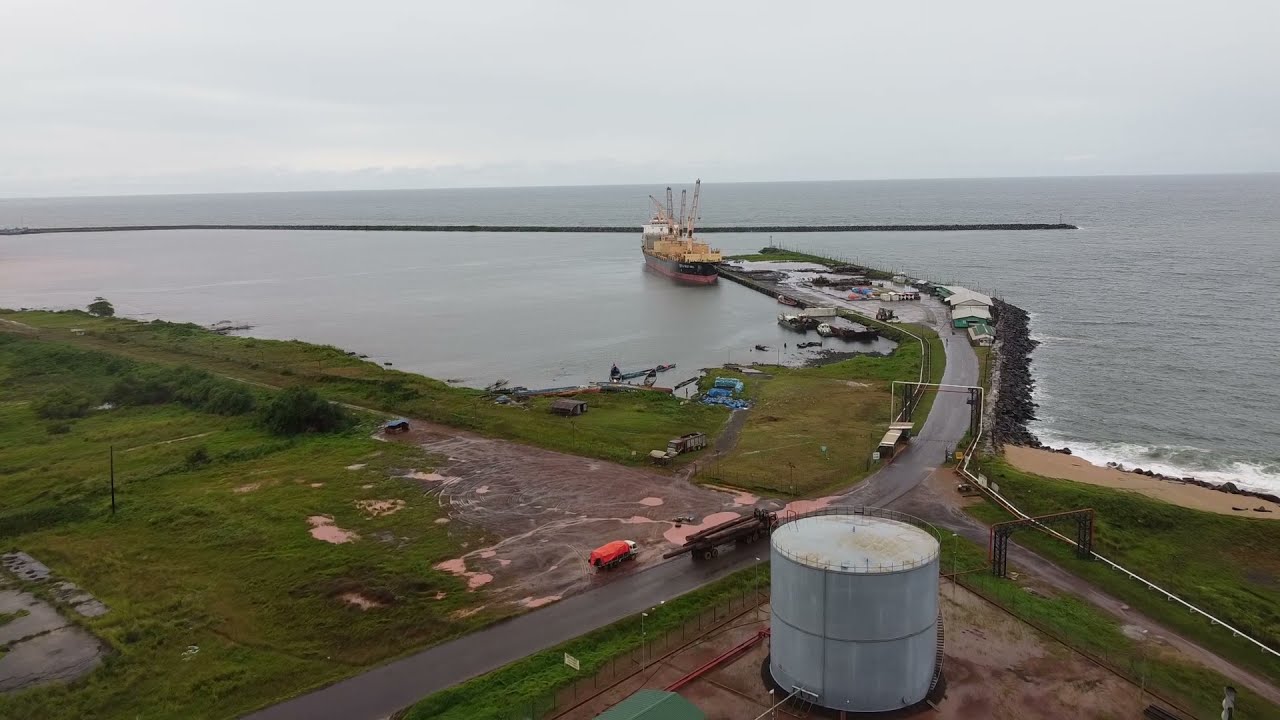 LIBERIA 2021 - Port of BUCHANAN - YouTube