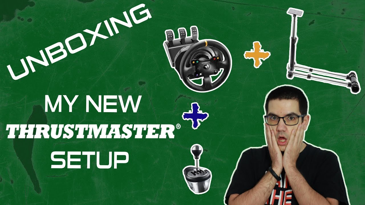 Full Thrustmaster Racing Setup Unboxing (TX Leather edition + shifter ...