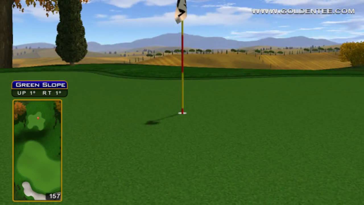 Golden Tee Great Shot on Bella Toscana! - YouTube