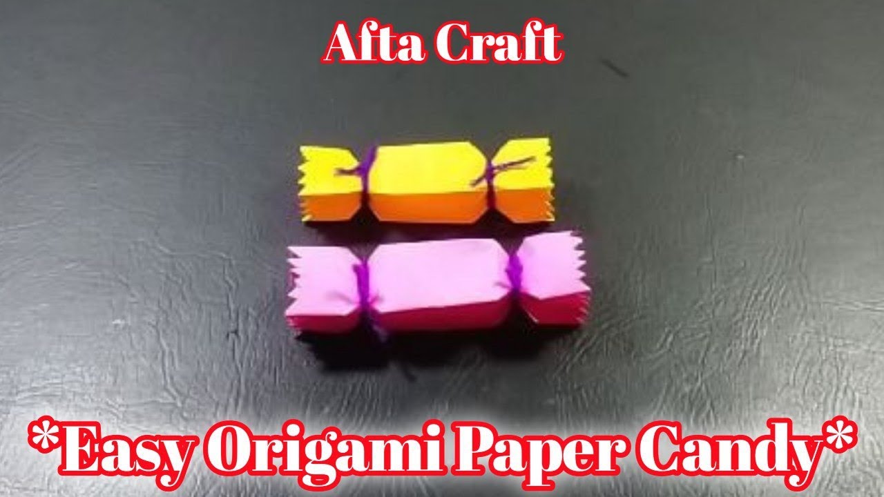 How To Make Easy Mini Paper Candy | Paper craft | Craft Ideas With ...