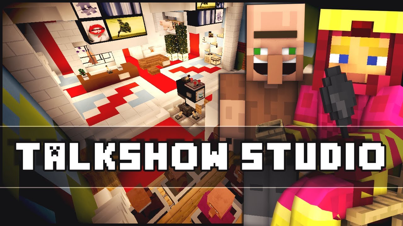 Minecraft - Talkshow Studio (Tea Time with Biffa) - YouTube