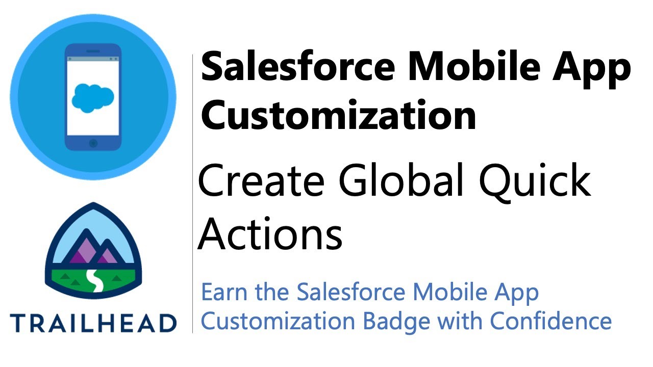 Create Global Quick Actions | Trailhead | Answered and Explained - YouTube