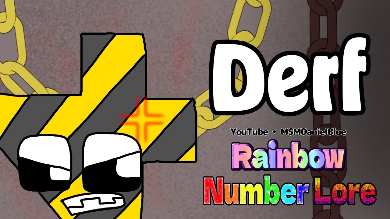 Rainbow Number Lore : Derf Danger ?! 😱 - YouTube