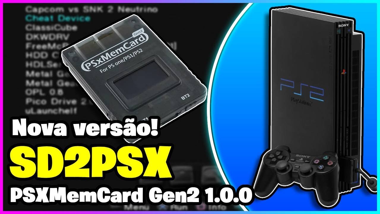 SD2PSX e PSXMemCard Gen2! Novo firmware 1.0.0 FINAL! Suporte total ao ...