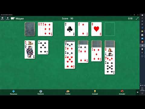 WR solitaire win8/10 Draw3 31sec - YouTube