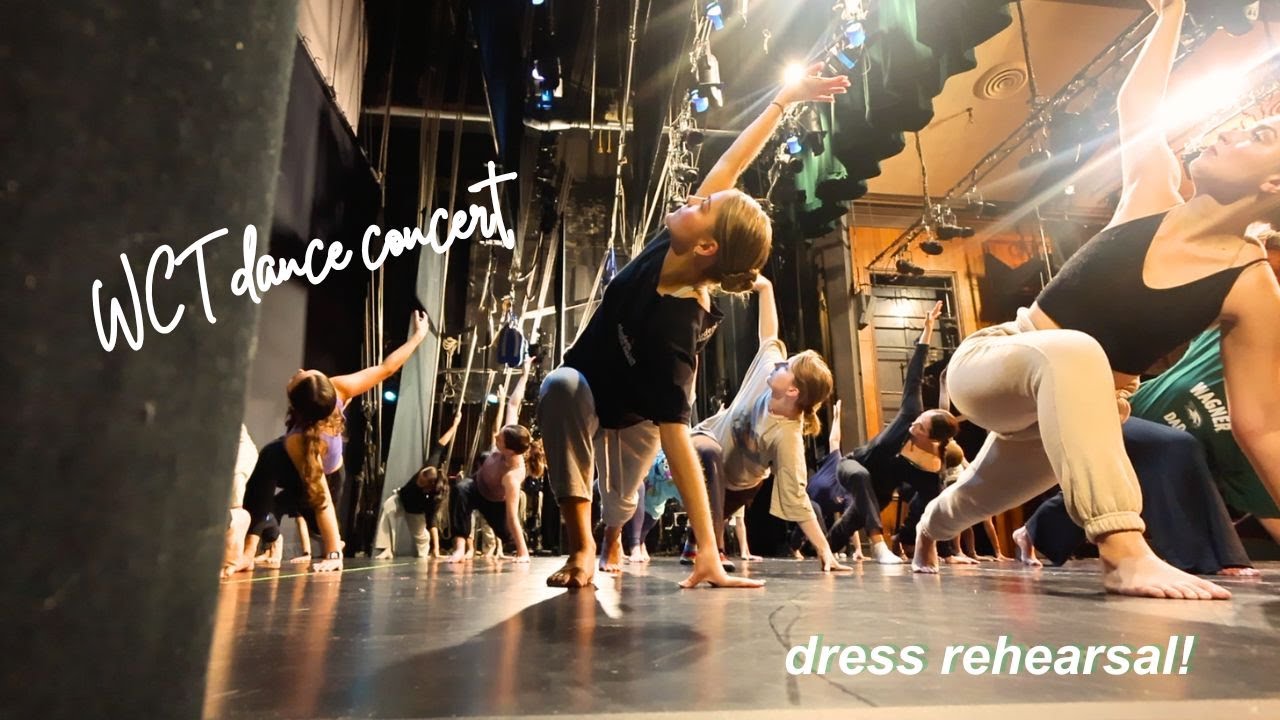 WCT Dance Concert dress rehearsal week! - YouTube