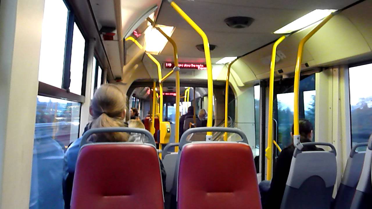 Jízda autobusem Irisbus Citelis 18M mezi zastávkami U Hangáru a ...