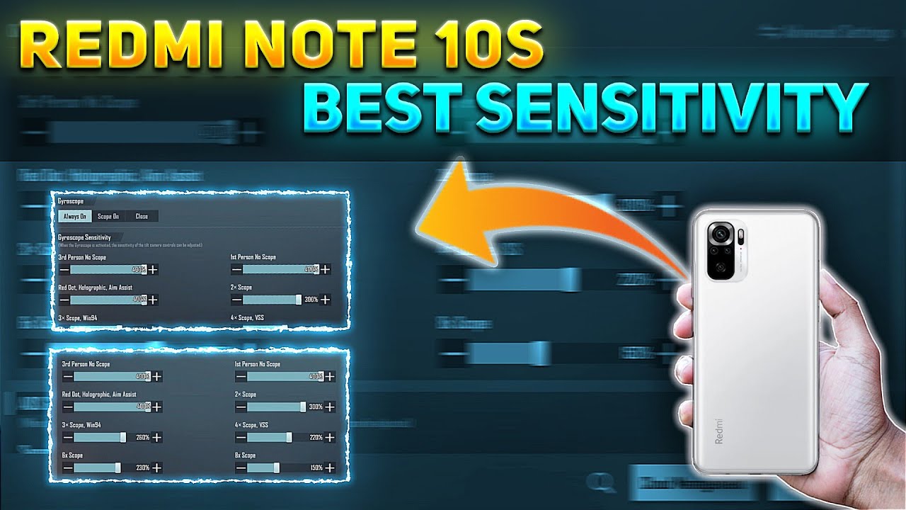 The Best Sensitivity For Redmi Note 10S In 2022 | Best Sensitivity Setting For Android In 2022 ...
