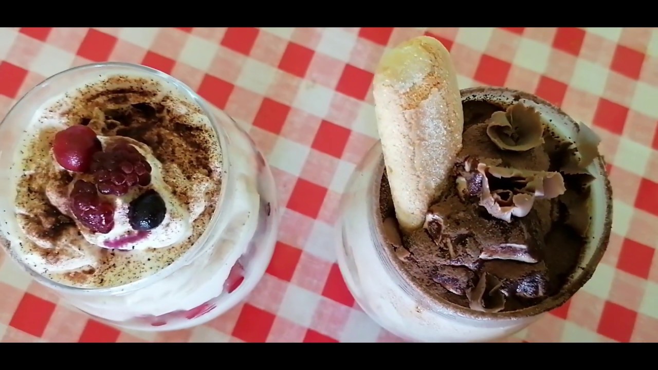 Tiramisu la pahar - YouTube