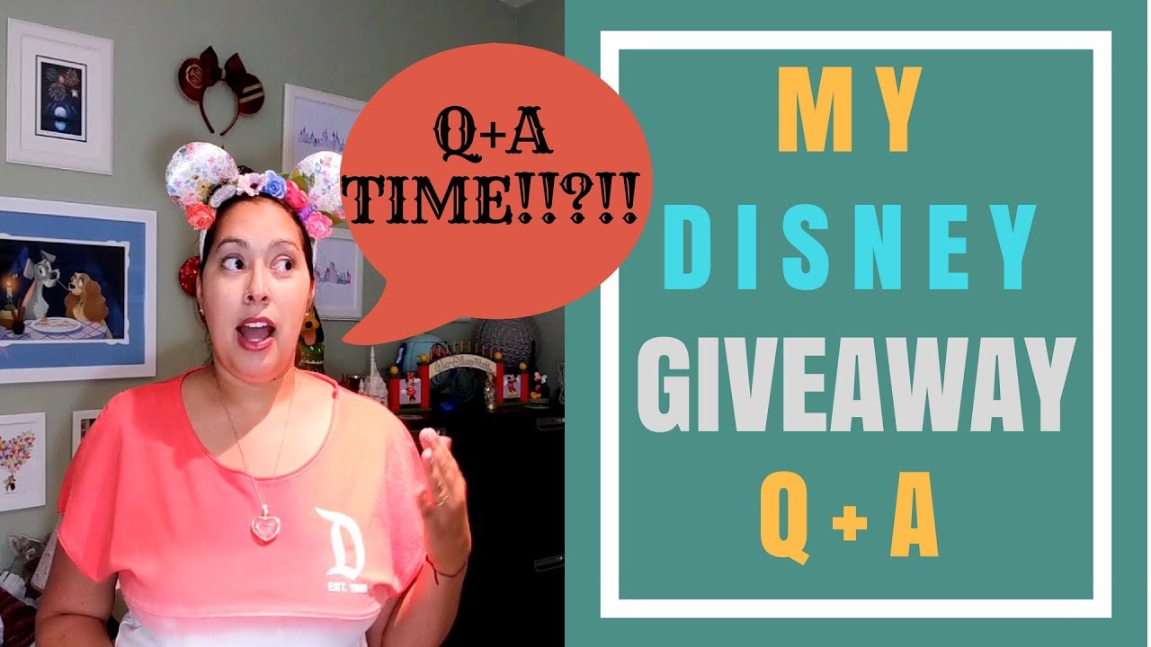 Disney Q+A - Part 1 of 2! Your Giveaway Questions Answered | Let's Chit ...