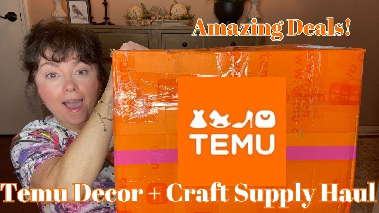 Temu Decor + DIY Craft Supply Haul | AMAZING DEALS! - YouTube