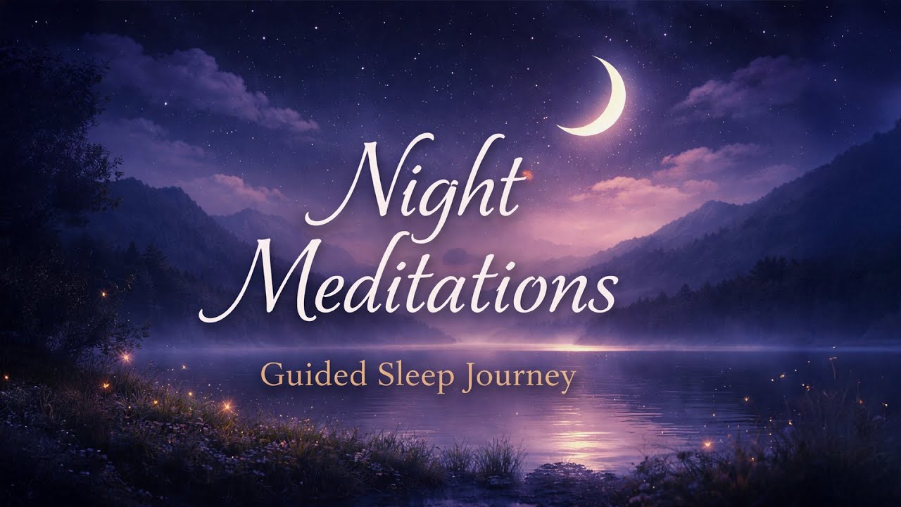 Night Meditation 🌙 | When the Day Can Be Set Down (Guided Sleep, 20 ...